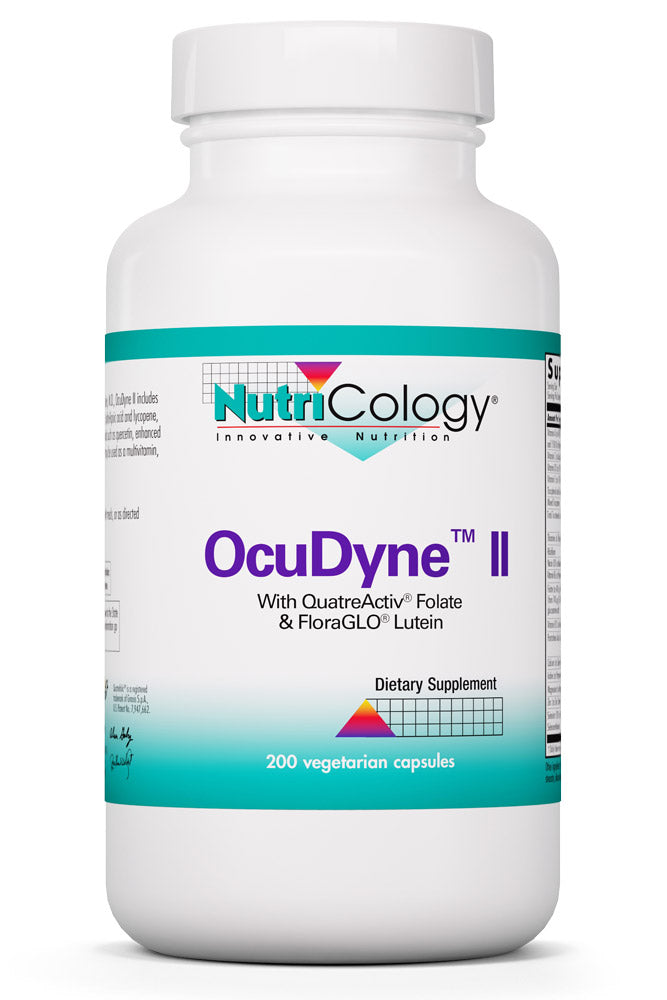 Nutricology OcuDyne II 200 Vegetarian Capsules – Better Health ...
