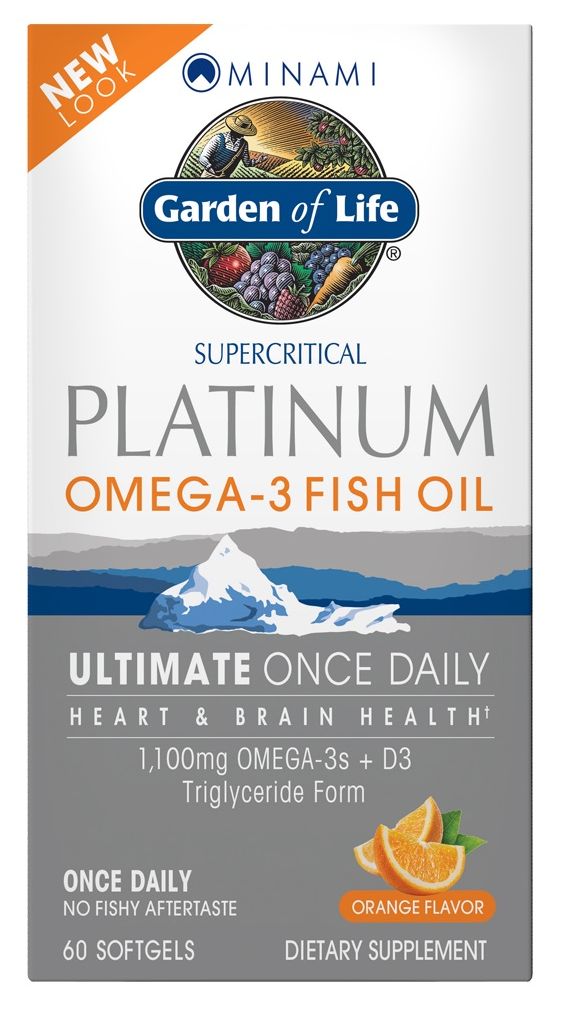Minami Nutrition Platinum Omega-3 Fish Oil Formula Orange Flavor 60 ...